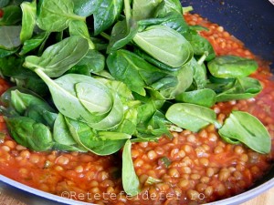 Paste cu linte si spanac - Rețete Fel de Fel