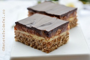 Prajitura Snickers. Reteta delicioasa - Rețete Fel de Fel