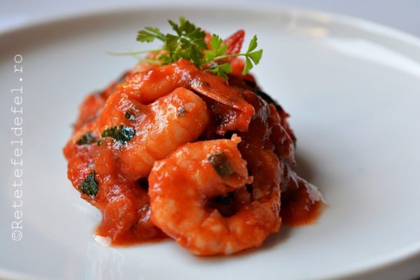 Creveti cu sos de rosii. Reteta delicioasa - Rețete Fel de Fel