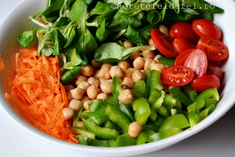 Salata de naut cu legume. Reteta rapida si hranitoare - Rețete Fel de Fel