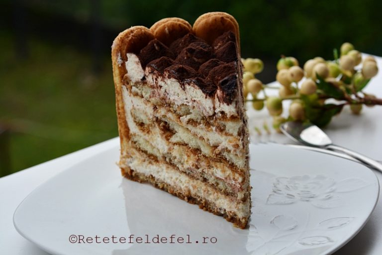 Tort tiramisu - Reteta fara oua - Rețete Fel de Fel