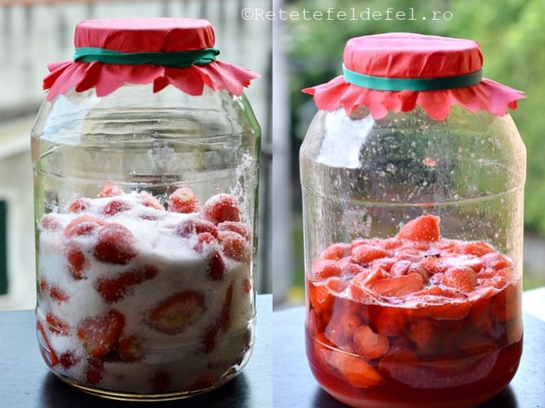 Capsunata. Bautura alcoolica de casa - Rețete Fel de Fel