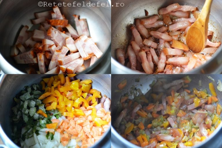 Ciorba de legume cu sunca afumata - Rețete Fel de Fel
