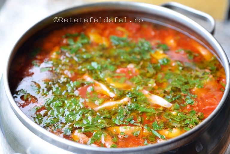 Ciorba de legume cu sunca afumata - Rețete Fel de Fel
